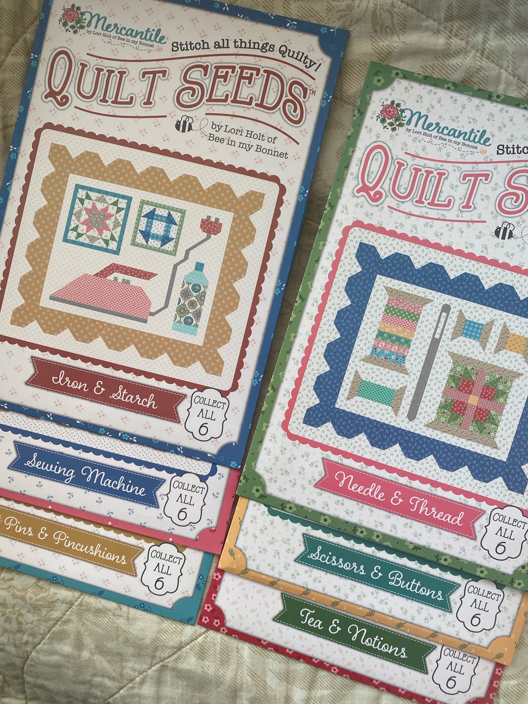 Lori Holt Quilt Seed Patterns, Discounted Bundle of All 6 or Purchase ...