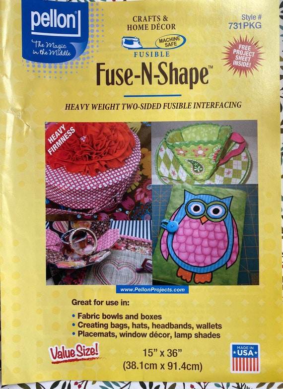 PELLON Fuse-n-shape Two Sided Fusible Heavy Weight - Etsy