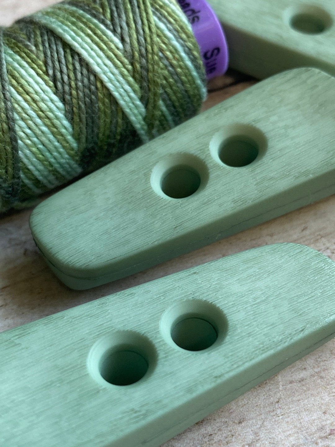 SAGE GREEN Toggle 50mm or 2 Inch Polyamide Button, Toggle Button Large ...