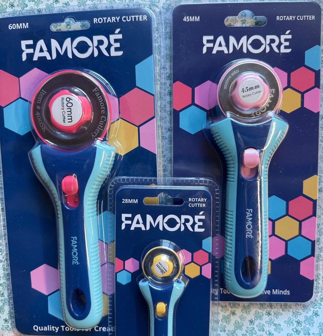 FAMORE Rotary Cutter, Choose Size, 28mm, 40mm Famore, 60mm Famore ...