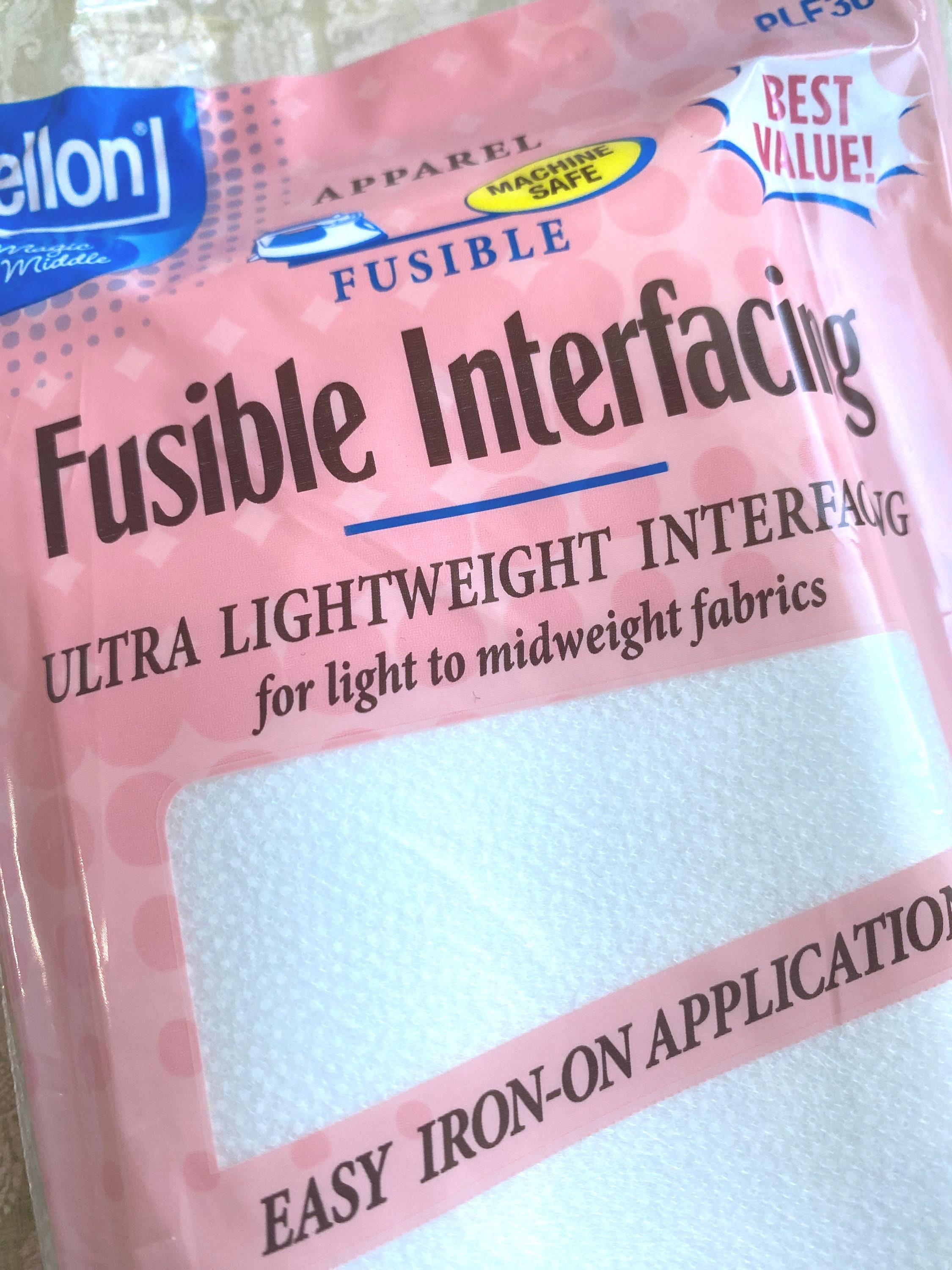 PELLON Fusible Interfacing, Ultra Light Weight PLF36, Pellon Iron on ...