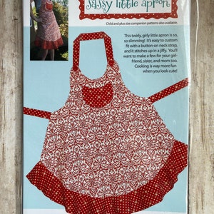 Sassy Little Apron in 3 Size Options, Children’s Apron Pattern, Sassy ...