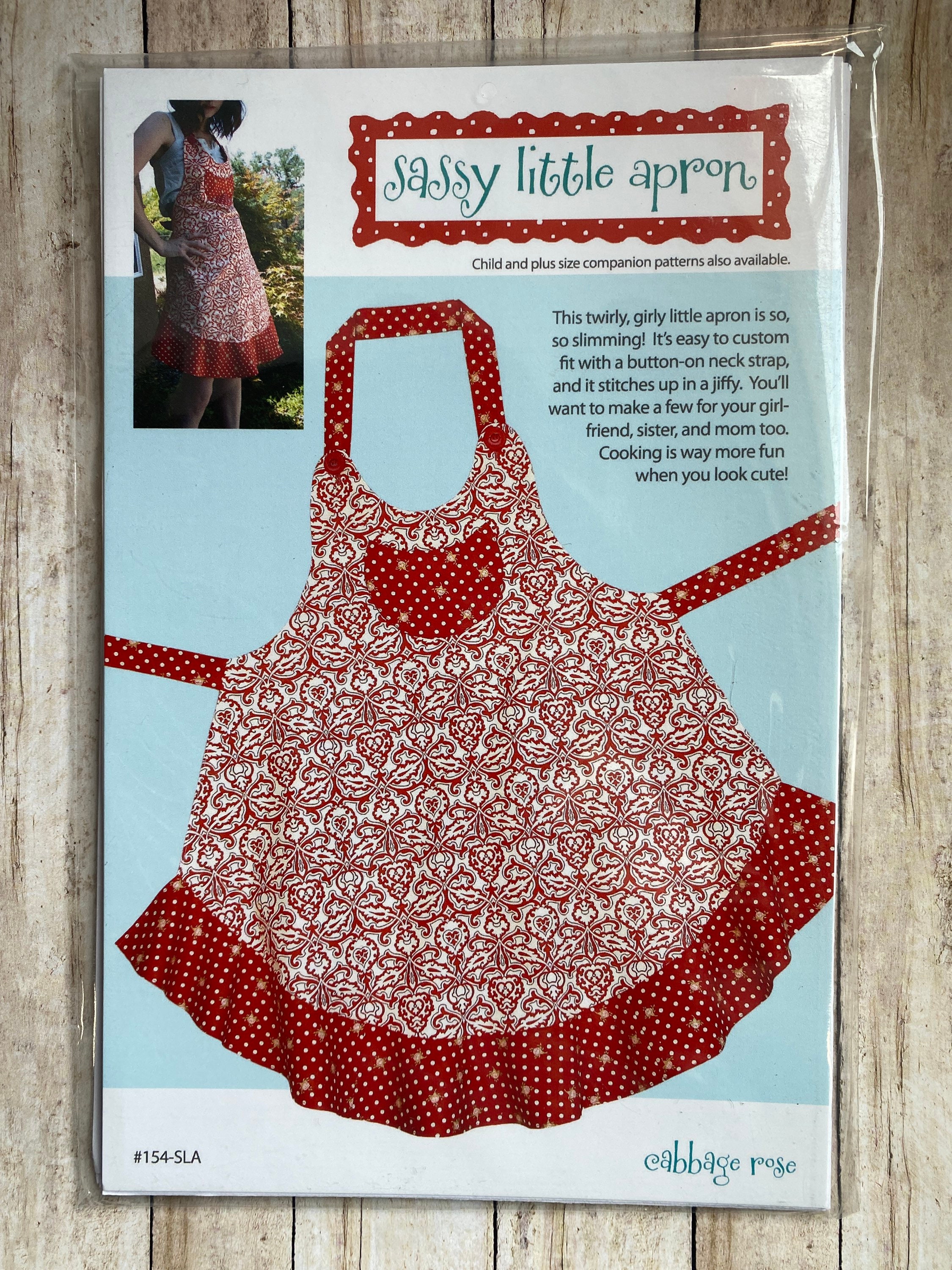 Sassy Little Apron in 3 Size Options, Children’s Apron Pattern, Sassy ...