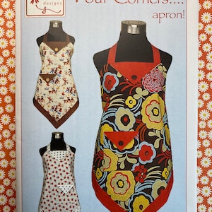 Four Corners Apron, Vanilla House Apron Pattern, Quick & Easy to Make ...