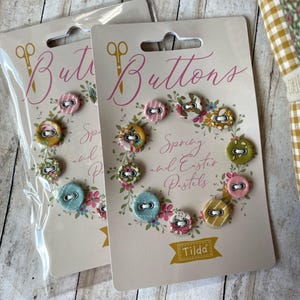 Tilda Buttons, Tilda FAT EIGHTH BUNDLES, Spring Easter Pastels, 10 ...