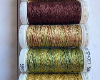 12 Wt Sulky Blendables, PEACHES MIX, 12wt Threads, Sulky Petite 50 Yd ...