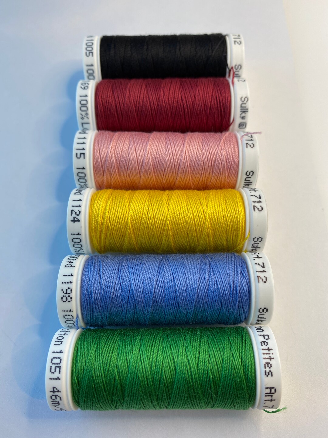 Sulky BEST SELLERS Cotton Petites, 12 WT Cotton Thread, Machine & Hand ...