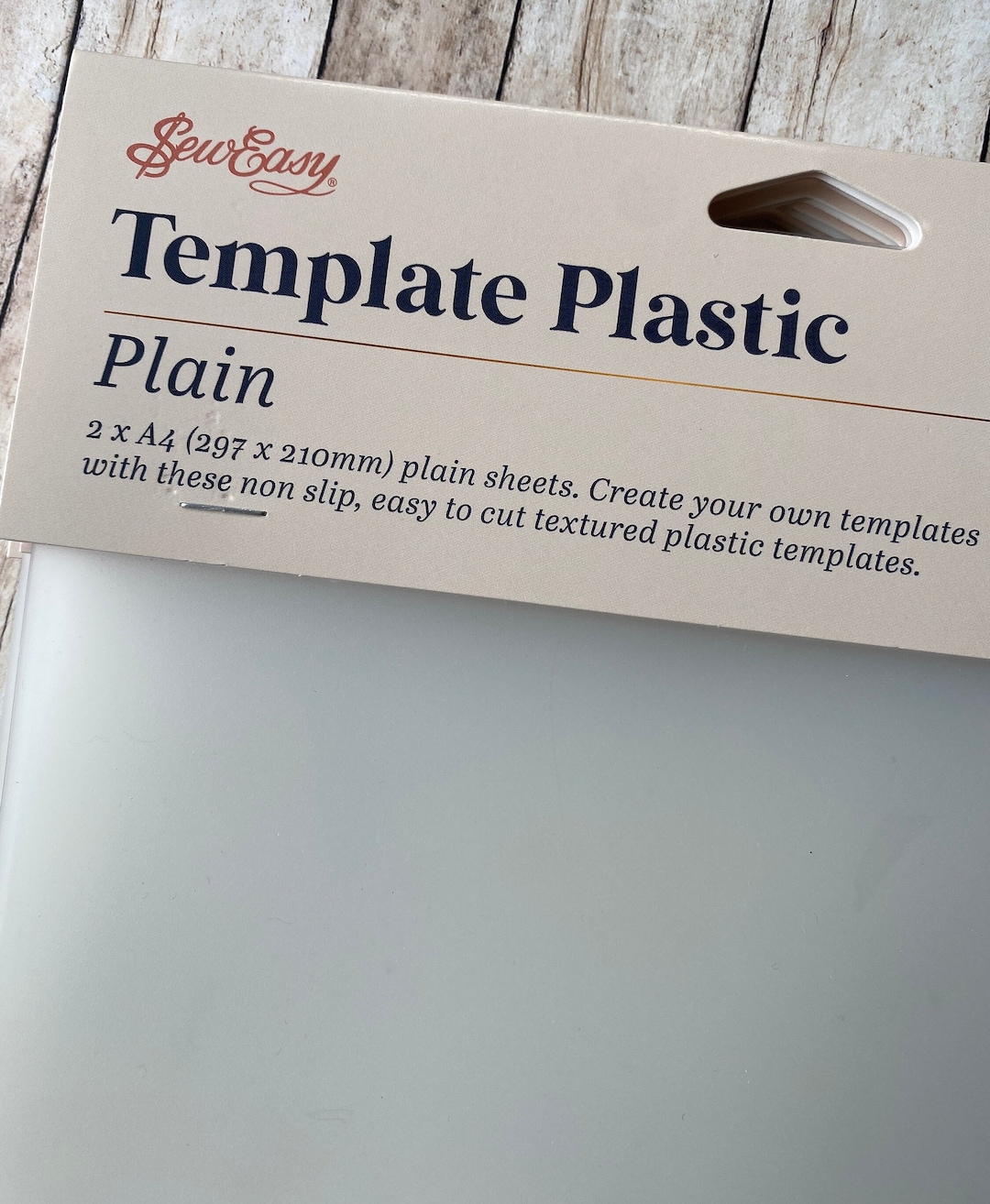 Sew Easy Template Plastic TEXTURED PLAIN, 2 Sheets Mylar, A4 Two Pack ...