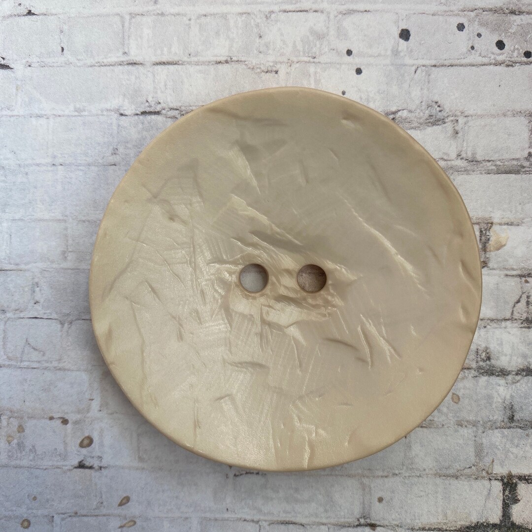 Round RICE 60mm Dill Button, Extra Large 2.4 Inch Polyamide Button ...