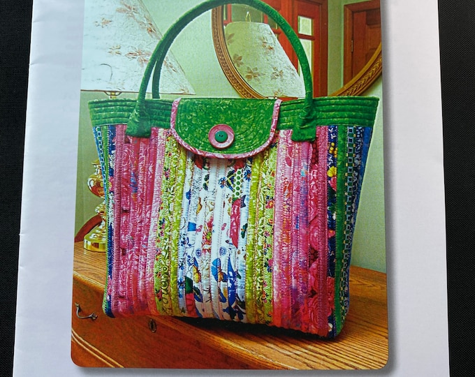 Aunties Two ANYTHING GOES Bag Pattern, Big Bag Patterns Using Fabric ...
