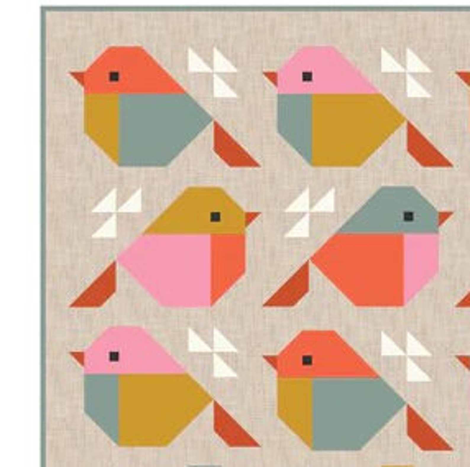 SPARROW Quilt Pattern, Pen and Paper Patterns, BIRD Quilt Pattern, Well ...