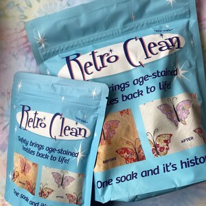 RETRO CLEAN or RETRO Wash Choices, Fabric Cleaner or Stain Remover for ...