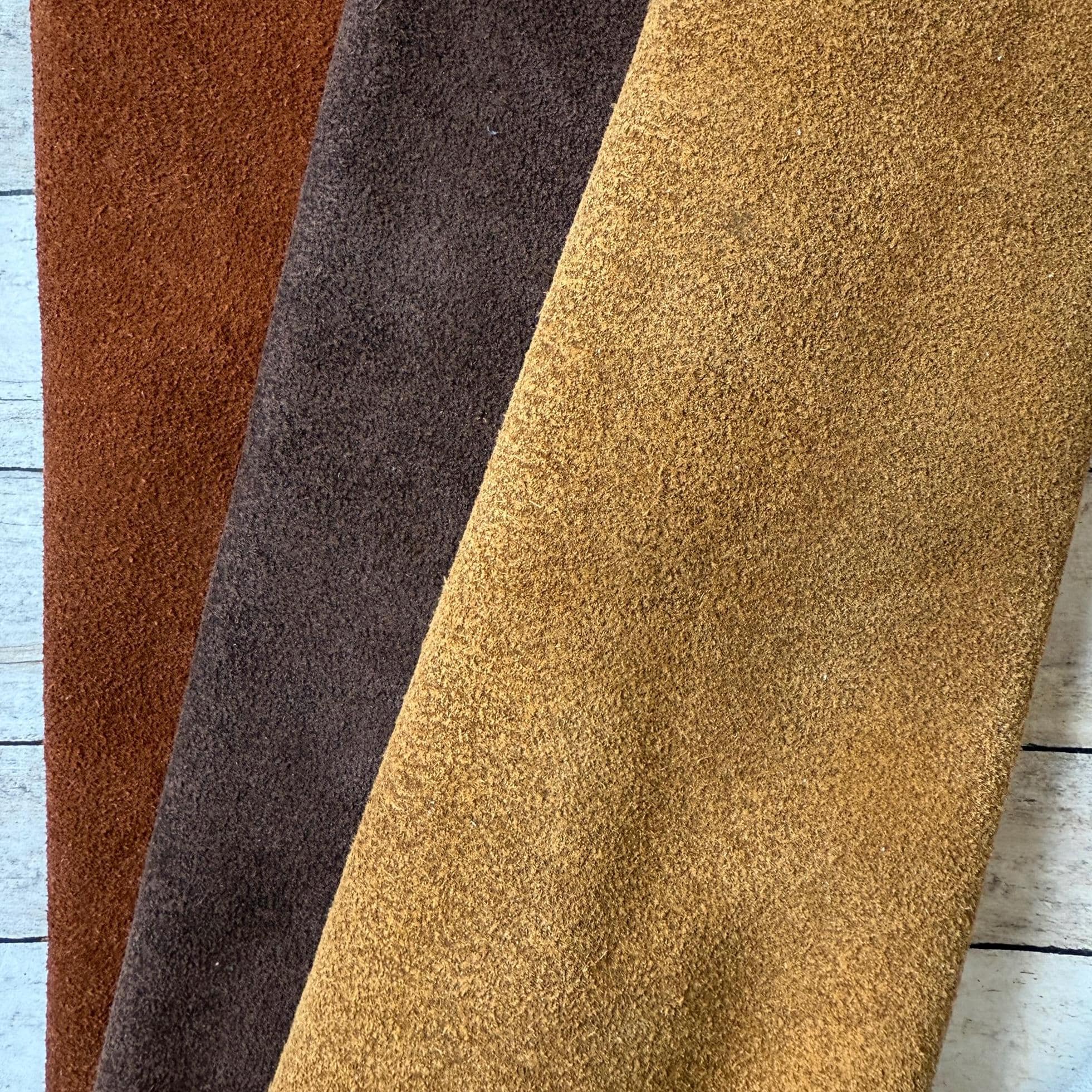 Suede SHEETS, 8.5 X 11in for Bags, Patches, Our Popular Suede Trim in 7 ...