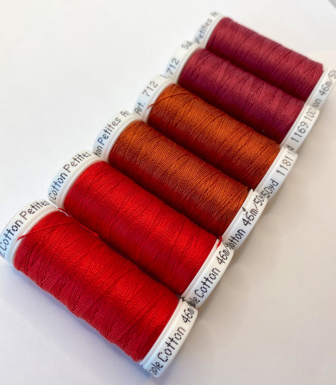 Sulky RED WORK 712-05 12wt Cotton Petites, Machine & Hand Embroidery ...