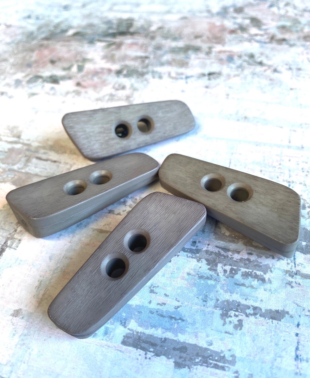 Gray Toggle Closure 50mm or 2 Inch Polyamide Button, Toggle Button ...