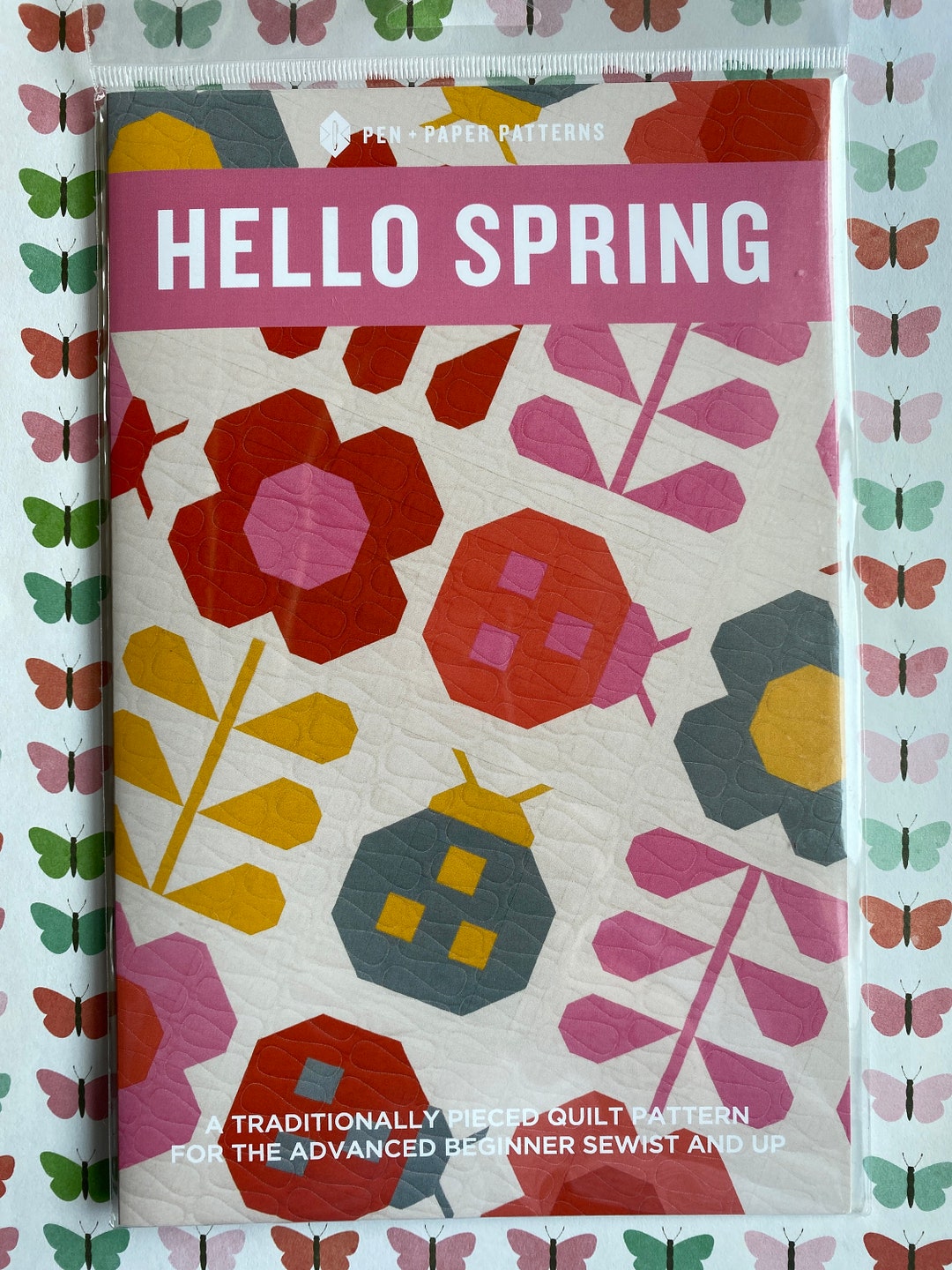 HELLO SPRING Quilt Pattern, Pen and Paper Patterns, Well Written 20 ...
