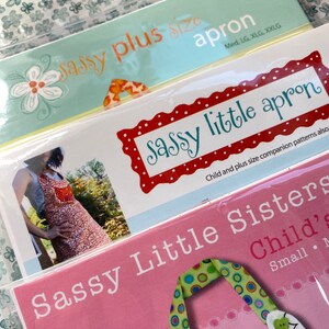 Sassy Little Apron in 3 Size Options, Children’s Apron Pattern, Sassy ...