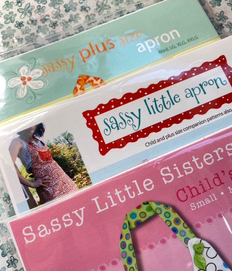 Sassy Little Apron in 3 Size Options, Children’s Apron Pattern, Sassy ...
