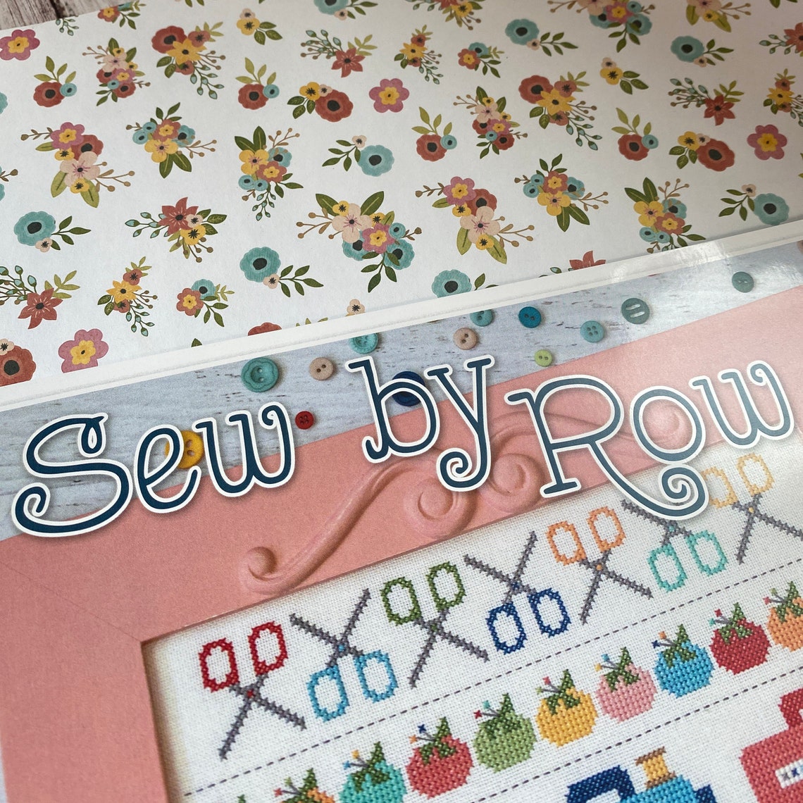 SEW BY ROW Cross Stitch Pattern Lori Holt Sewing Machine | Etsy