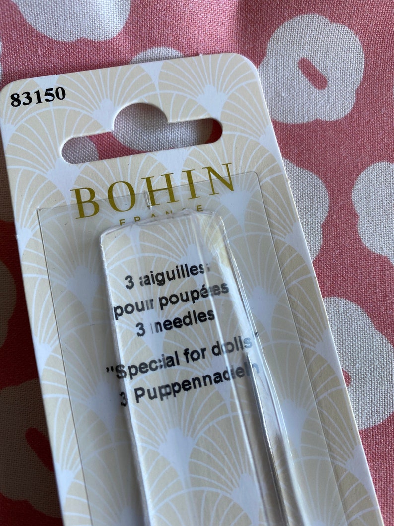 Bohin DOLL NEEDLES Extra Long Three Different Sizes to Make - Etsy