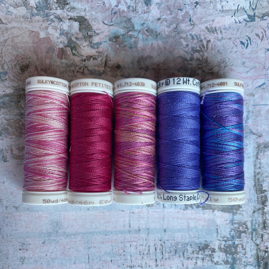 Sulky Blendables, PASSION FLOWER Mix, Three Spool or Six Spool Options ...