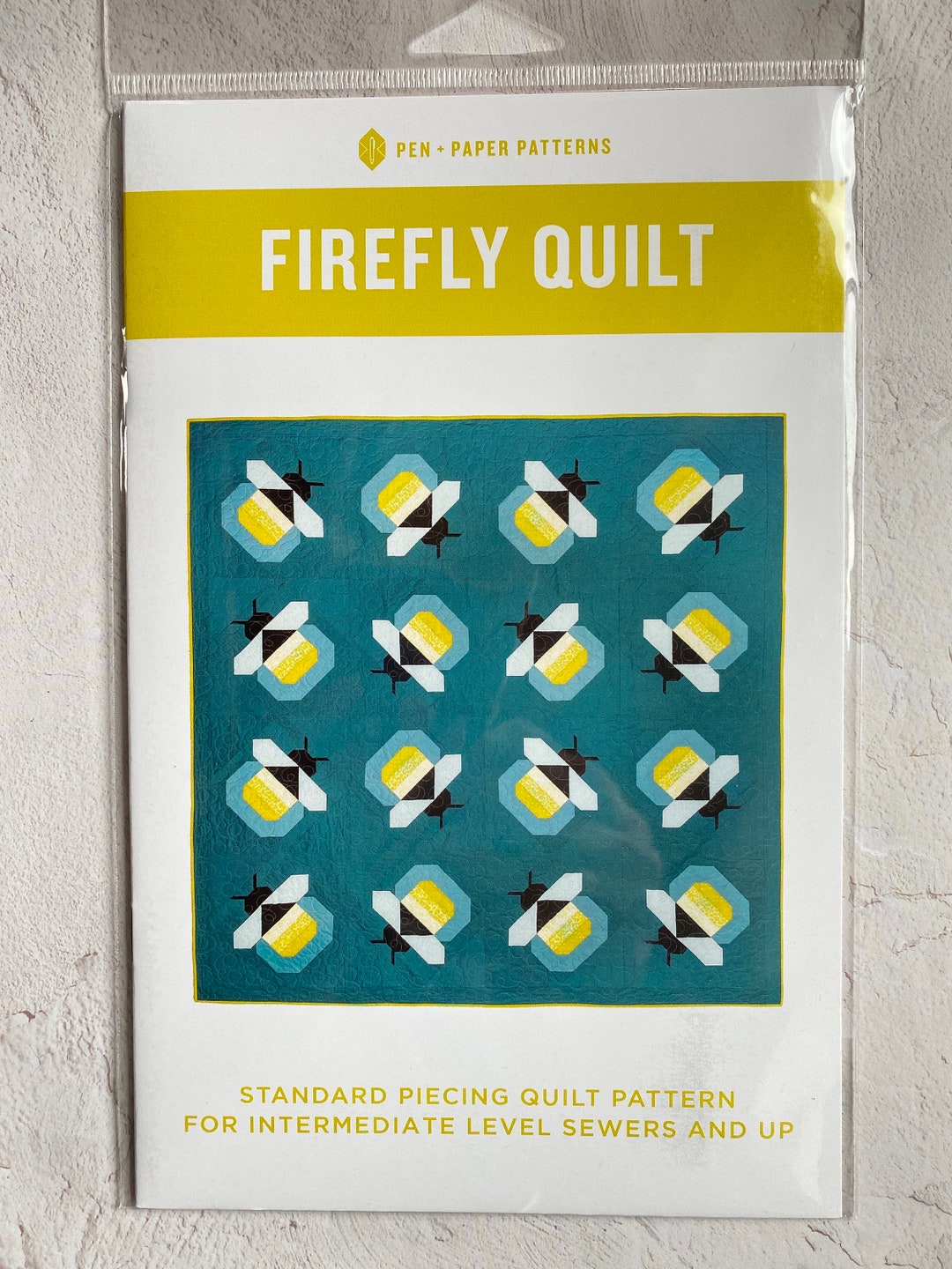 FIREFLY & BEE Quilt Pattern, Pen and Paper Patterns, Well Written Quilt ...