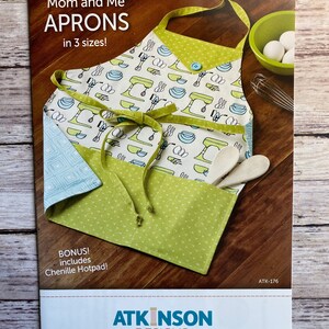 Mary Mulari Wrap Front Apron Pattern, Reversible Apron Pattern, Vintage ...