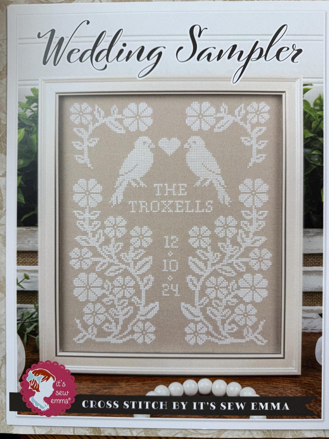 Wedding Sampler CROSS STITCH Pattern, Classic Design With Chart for ...