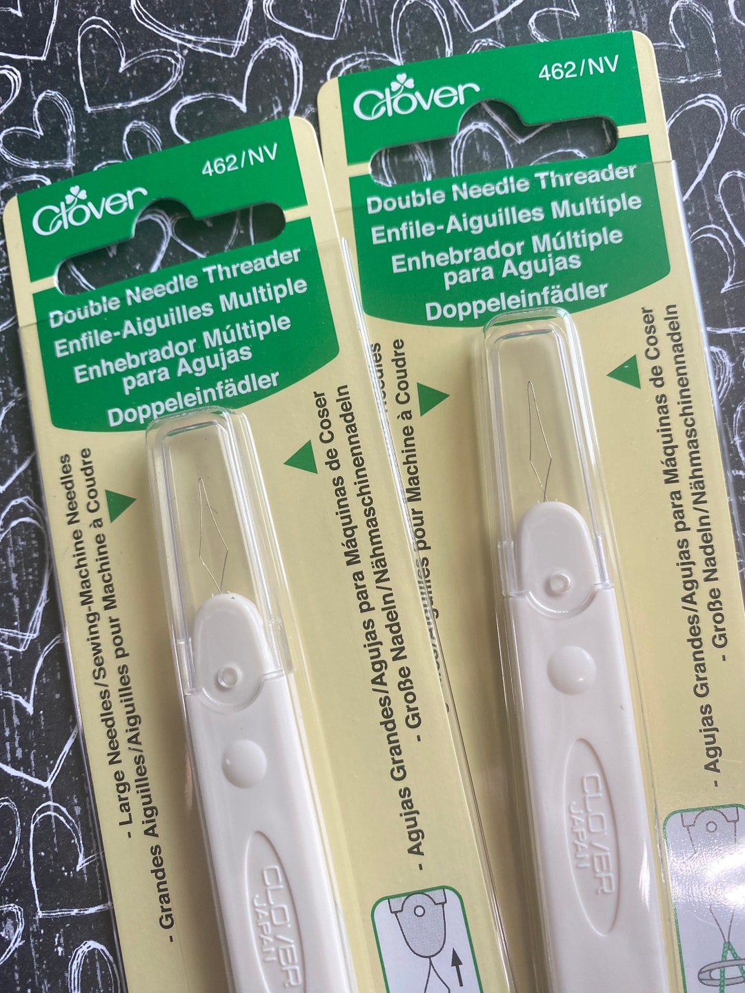 Clover Double Ended Needle Threader, Perfect for Threading Machine as ...