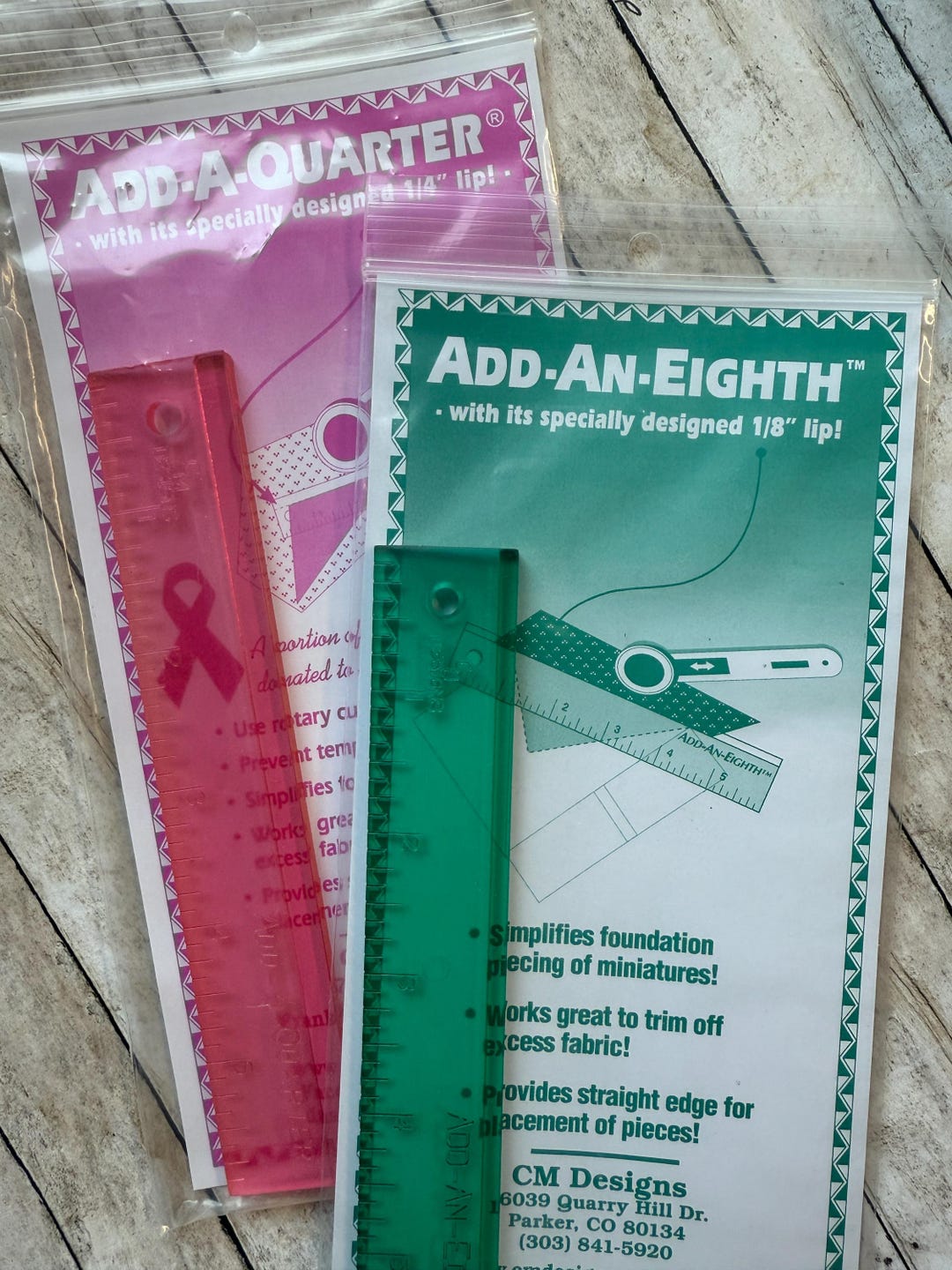 Add a Quarter Inch Ruler, Add an Eighth, 1 X 6" Size for Paper Pieced ...