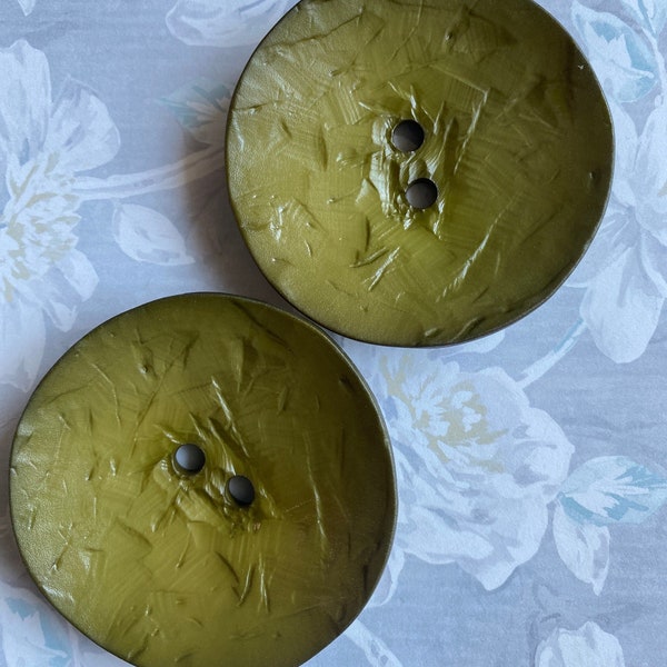 Olive Green Buttons - Etsy