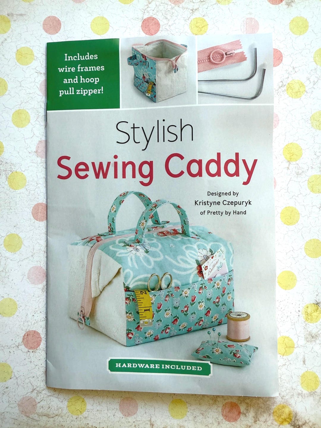 Zakka Workshop Stylish SEWING CADDY Pattern, Opens Wide, Hardware is in ...