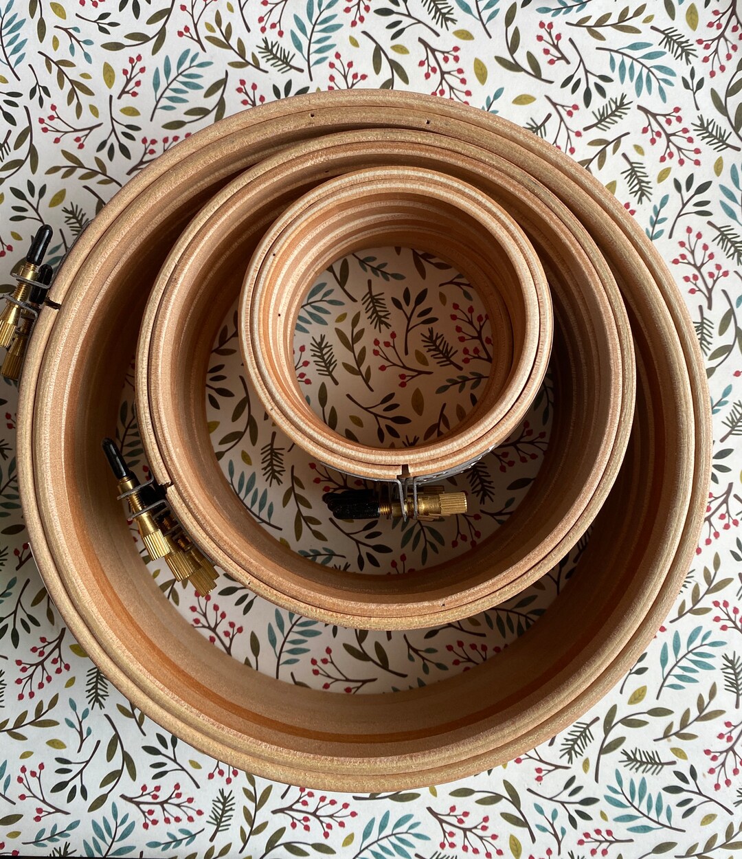 Frank A Edmunds Embroidery Hoops, 3 Sizes or Mix of All Three, 3 Inch ...
