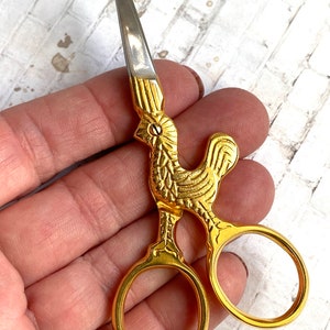 BIRD Scissors, Choice of ROOSTER or Stork Scissors, 4” Super Sharp ...