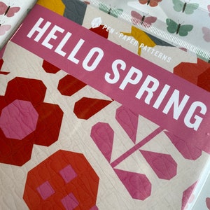 HELLO SPRING Quilt Pattern, Pen and Paper Patterns, Well Written 20 ...