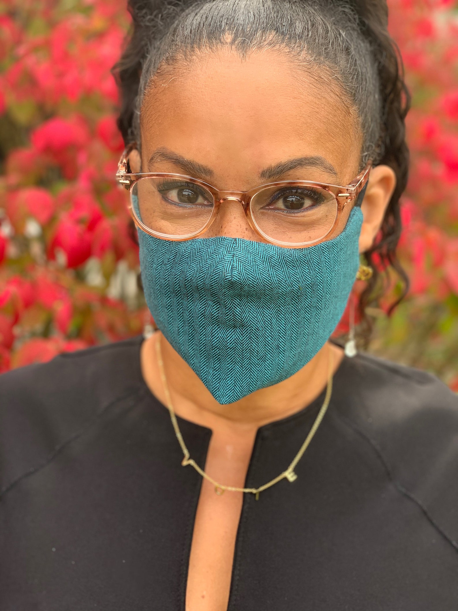 Kamala Harris tweed Cotton Flannel Mask With Lotus Charm - Etsy