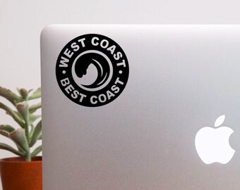 West Coast Stickers - Etsy