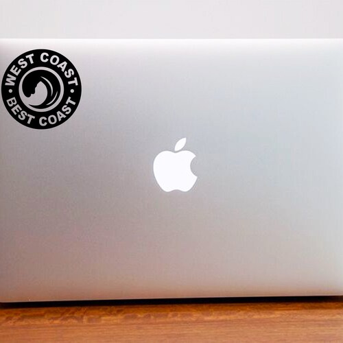West Coast Best Coast VINYL STICKER - Etsy