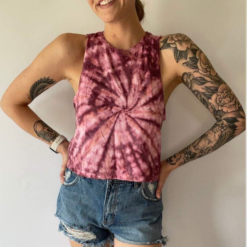 Tie Dye Crop Top - Etsy