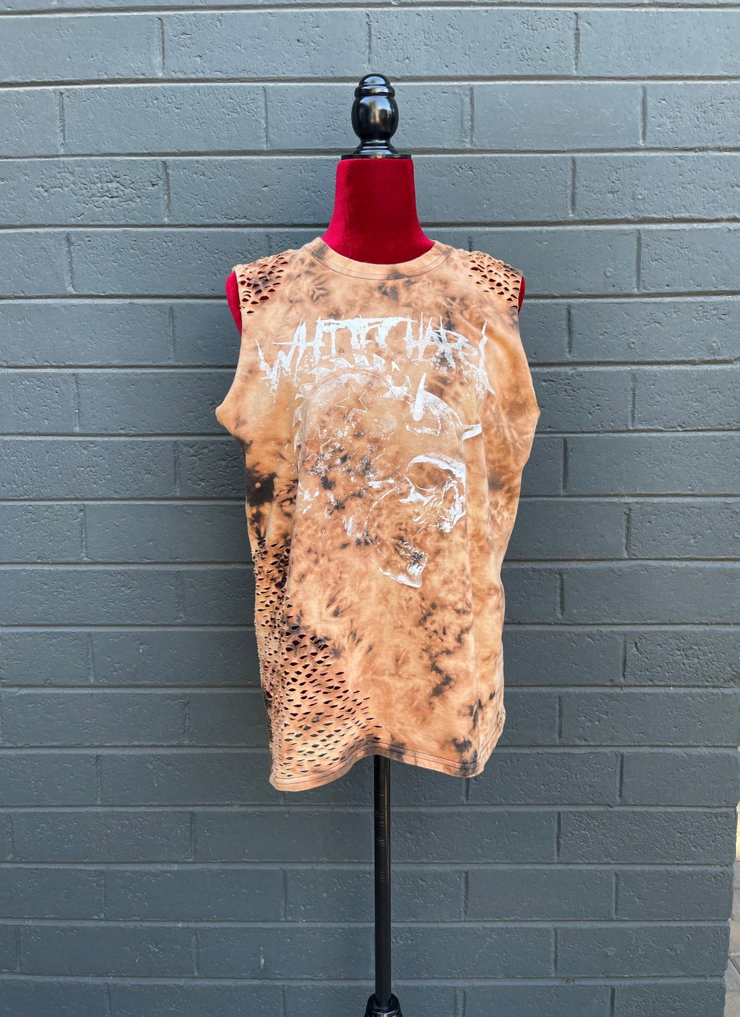 Whitechapel Heavy Metal Distressed Sleeveless Band Shirt | Shredded ...
