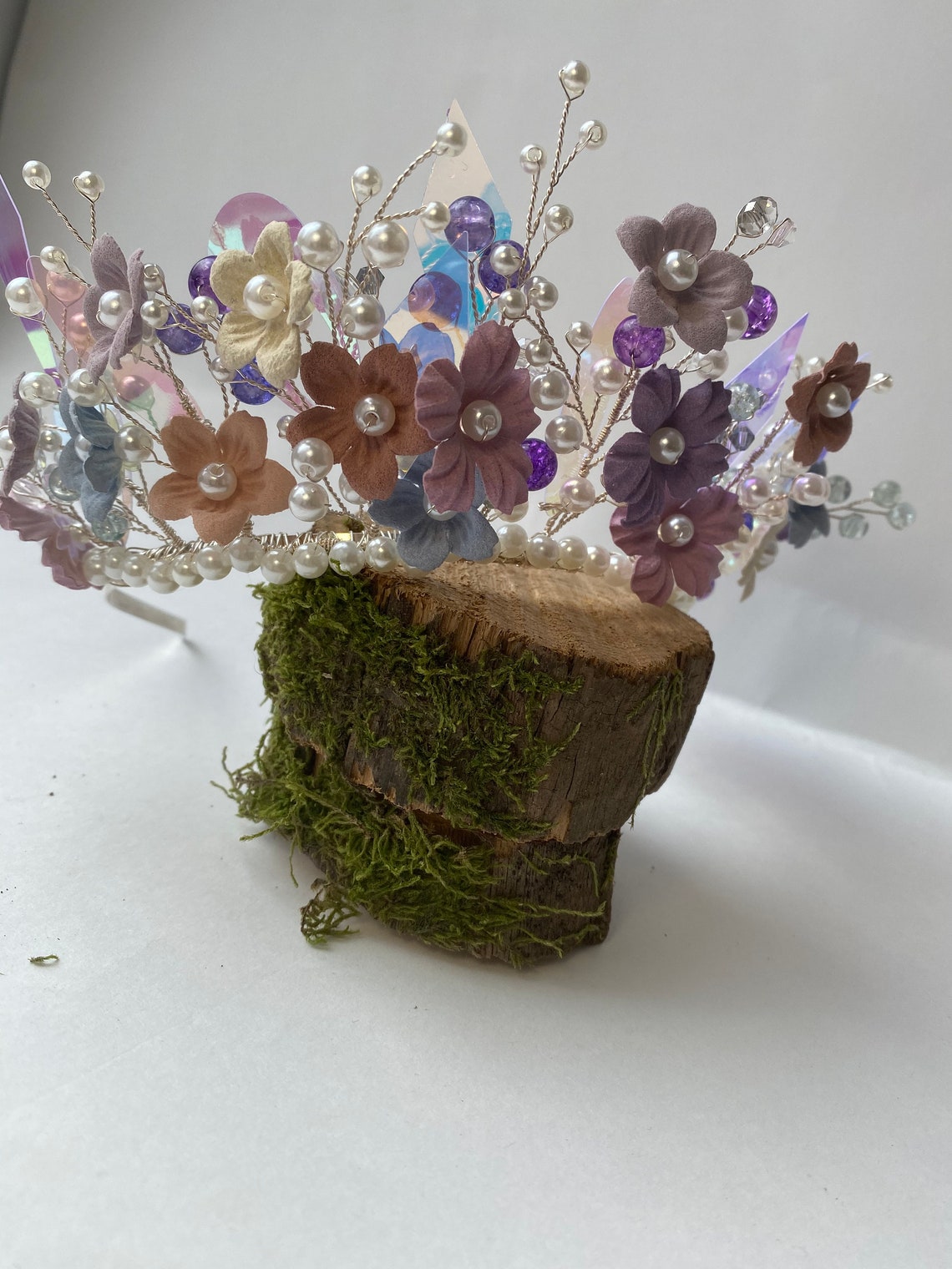 Beautiful Flower Tiara for Girls 100% Handmade Wedding - Etsy