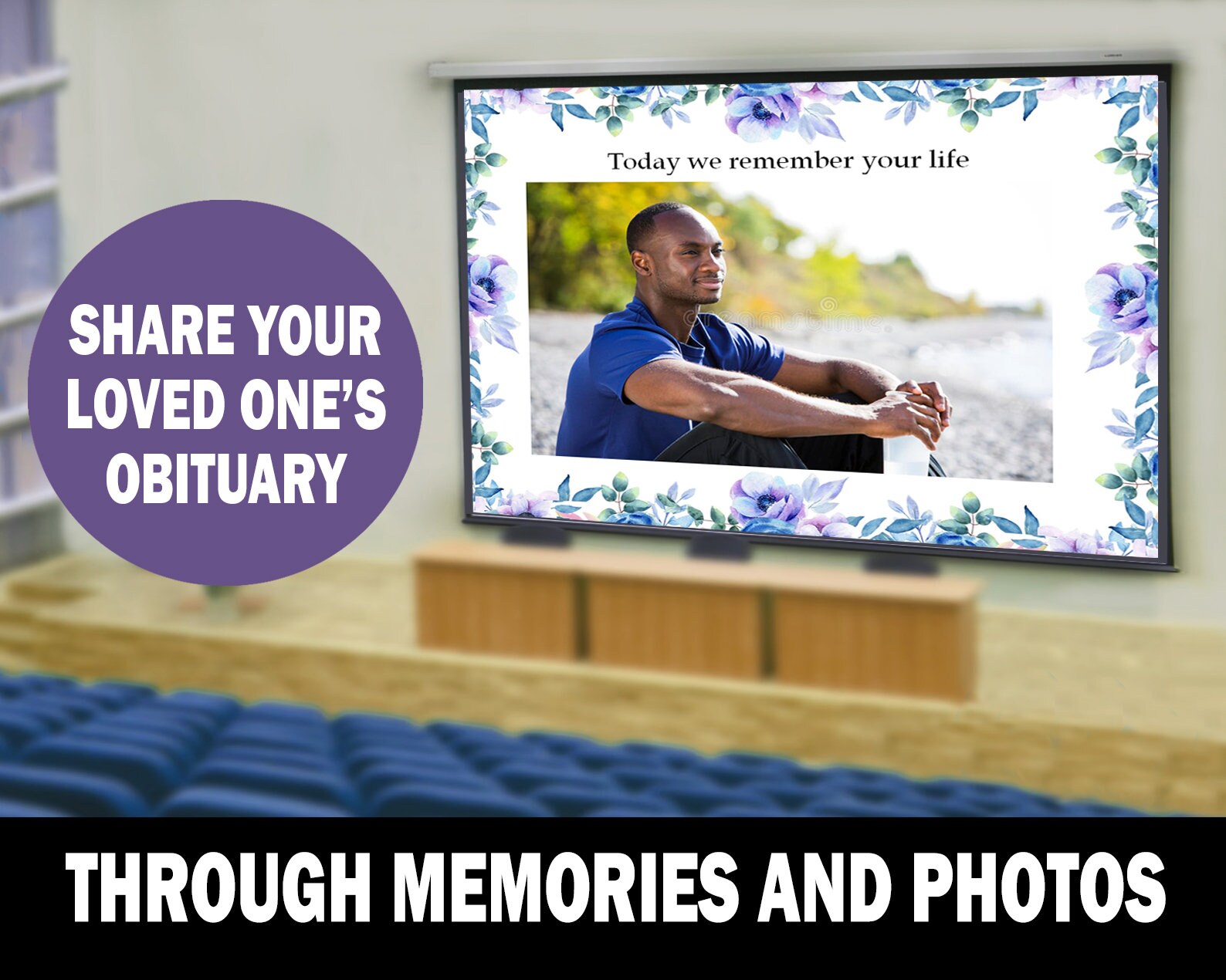 Funeral Slideshow Template. Funeral Powerpoint Template. - Etsy