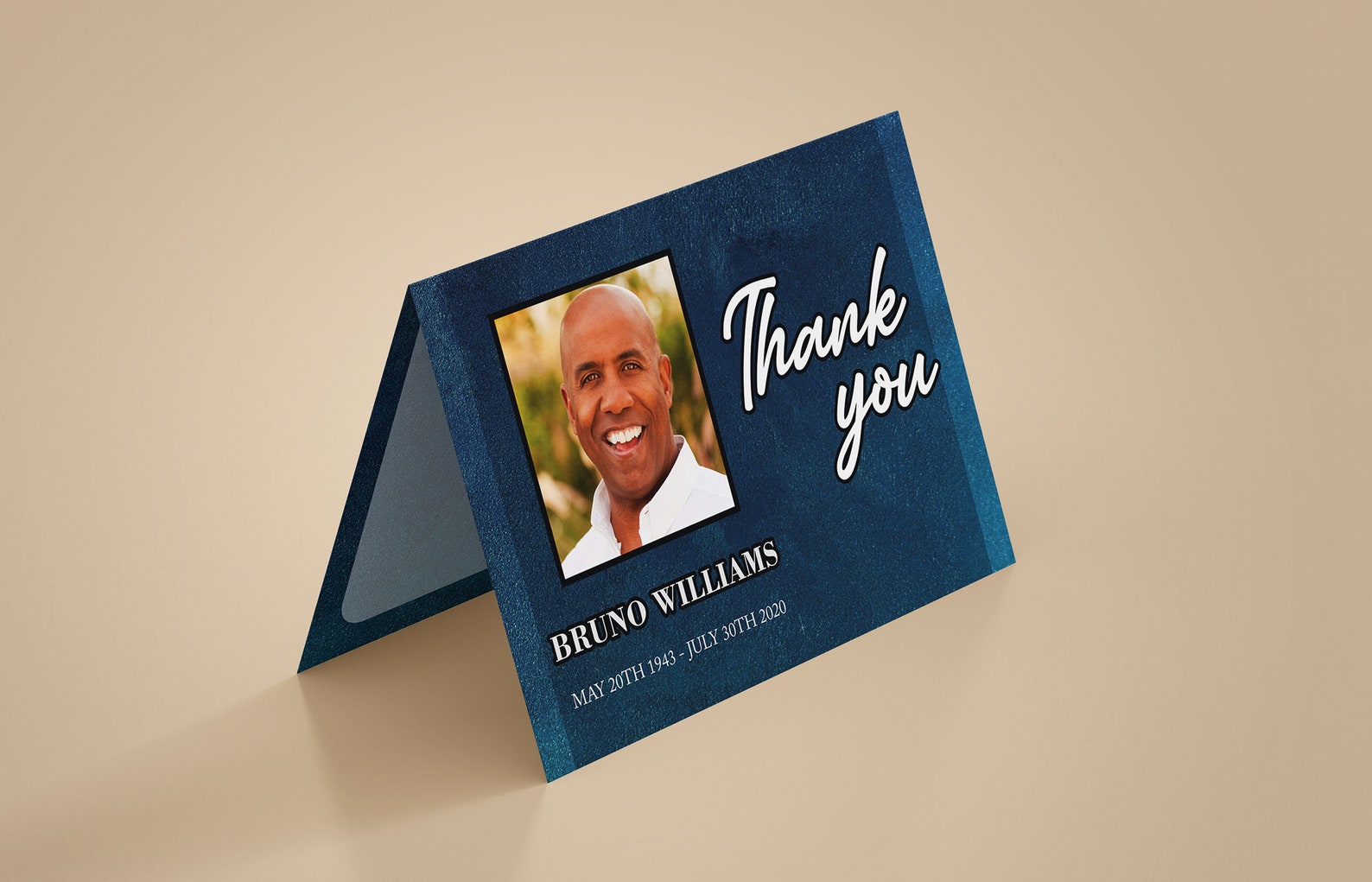 Editable Funeral Program Template With Free Thank You Card and Digital ...
