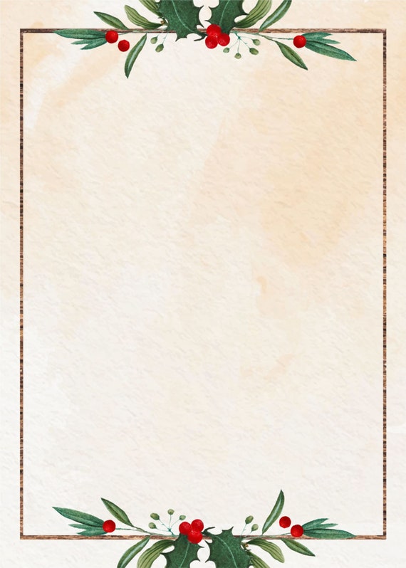 Blank Holiday Party Invitations