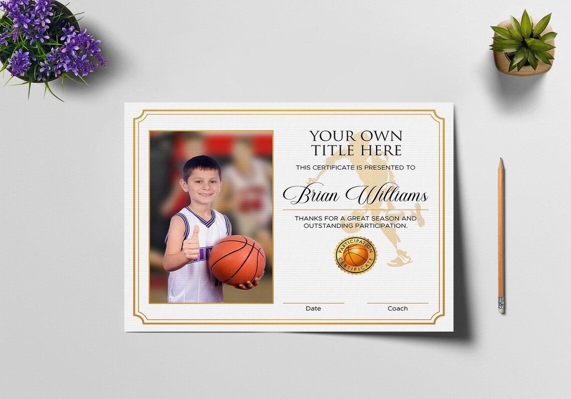 Editable Basketball Award Certificates 2 Versions. - Etsy
