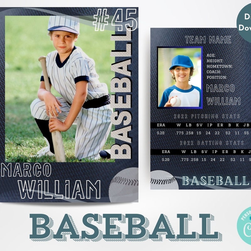 Trading Card Template - Etsy