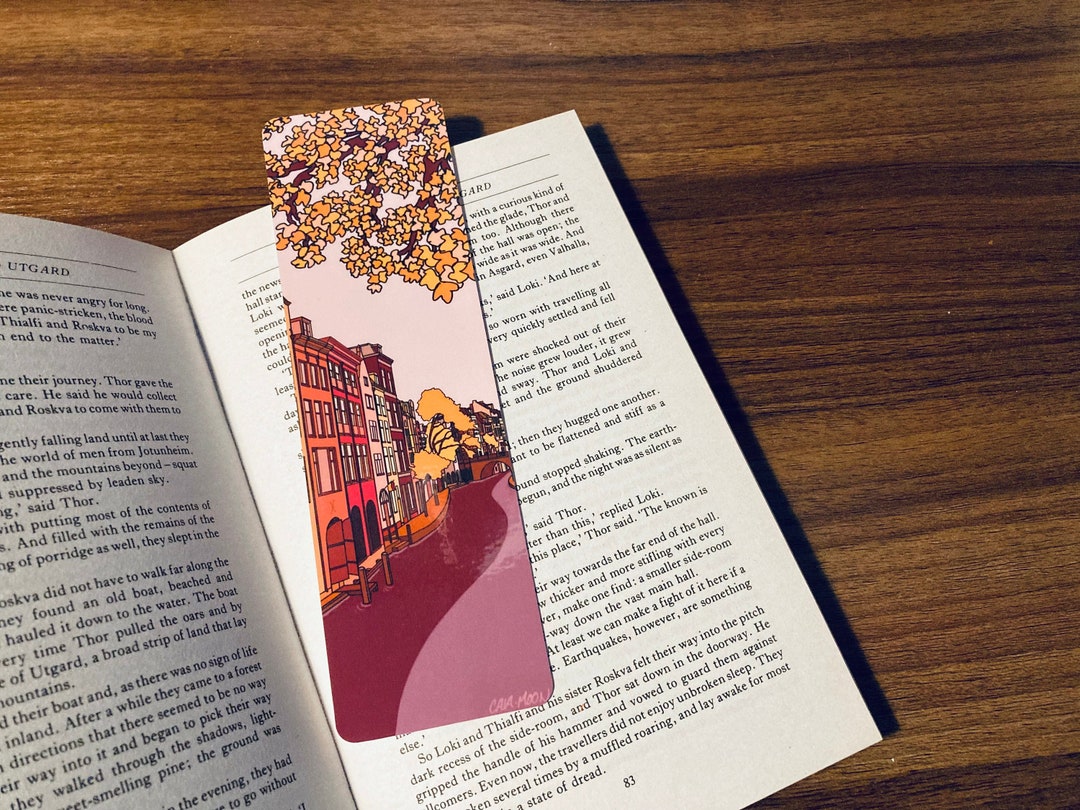 Utrecht City Illustrated Bookmark - Laminated Rip Proof - Netherlands ...