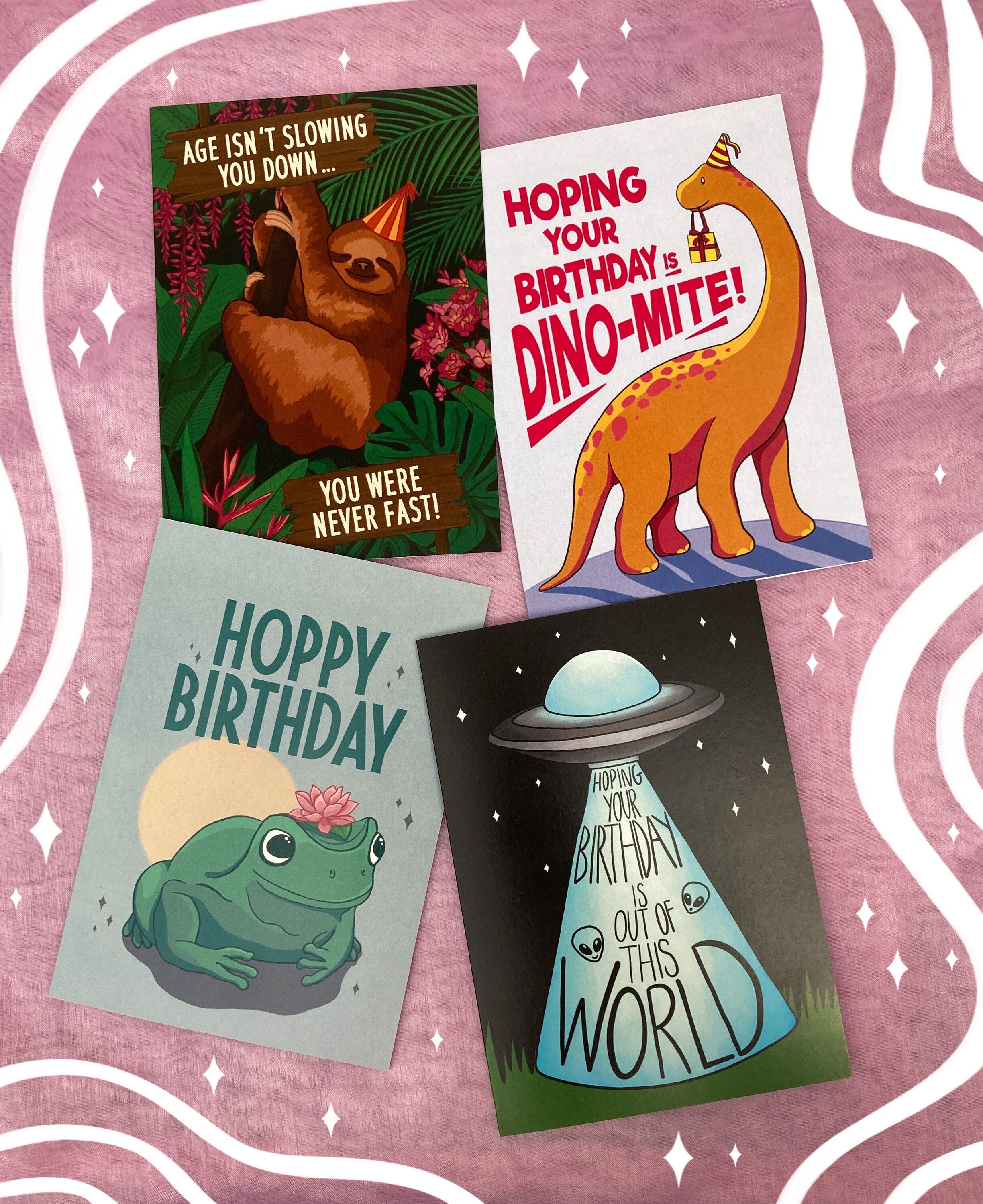Alien Birthday Card hoping Your Birthday is Out of - Etsy