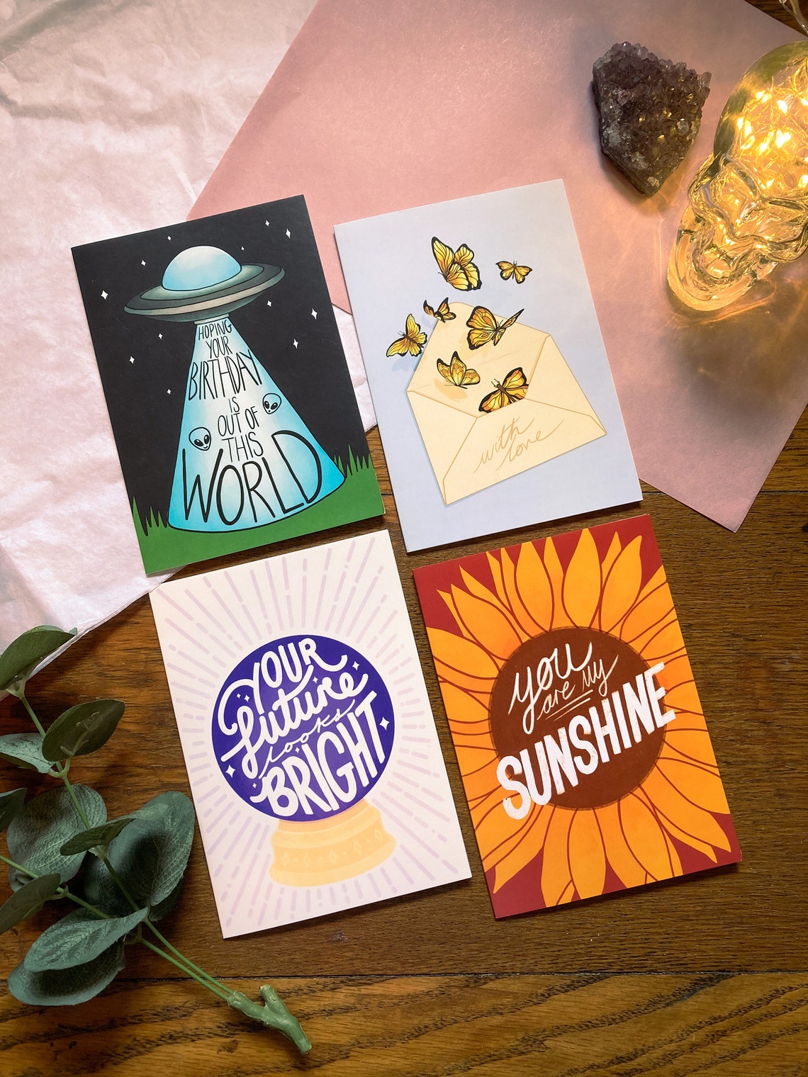Alien Birthday Card hoping Your Birthday is Out of - Etsy