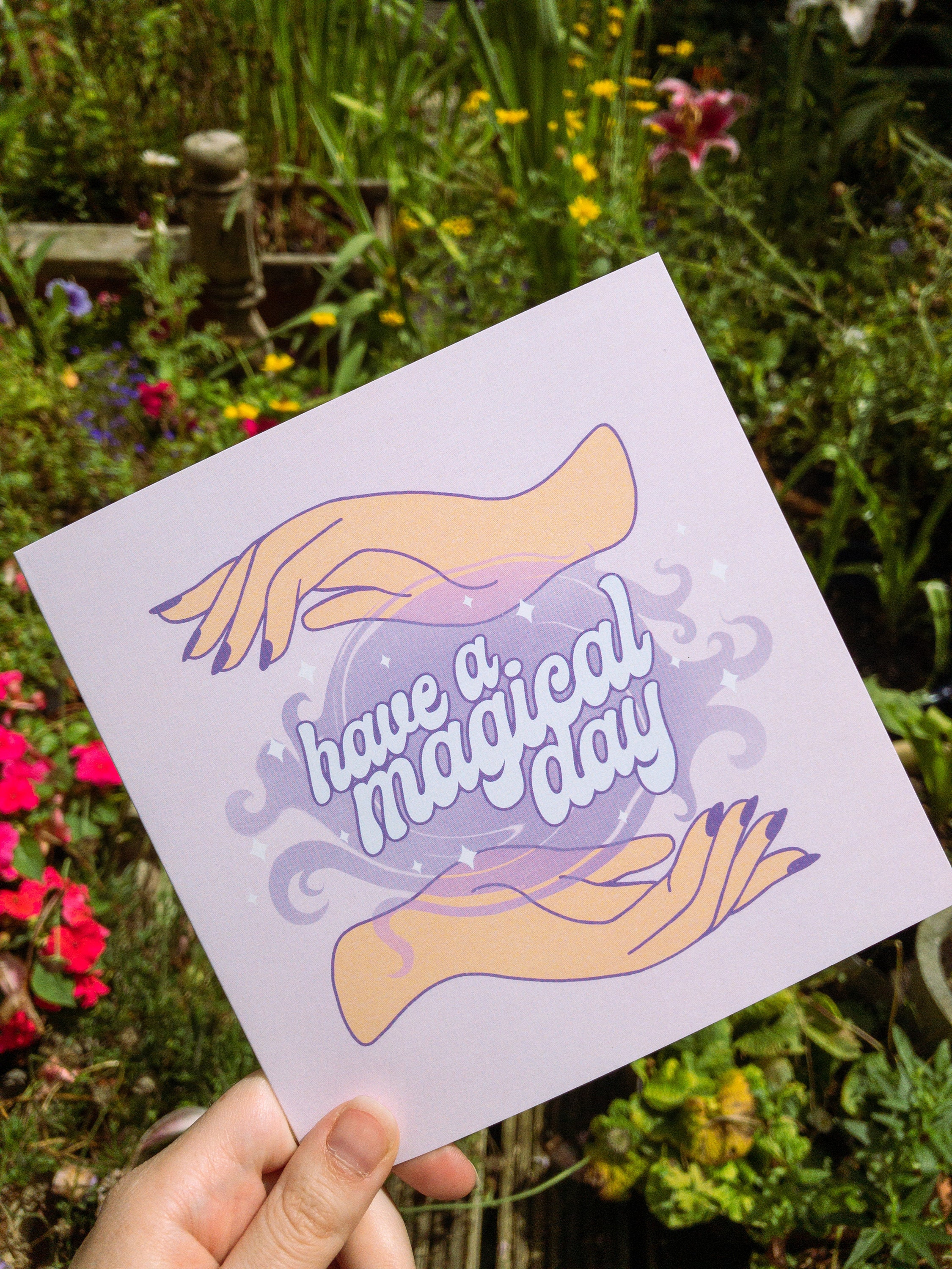 Magic Birthday Card Magical Day Illustrated Card Multi Use - Etsy